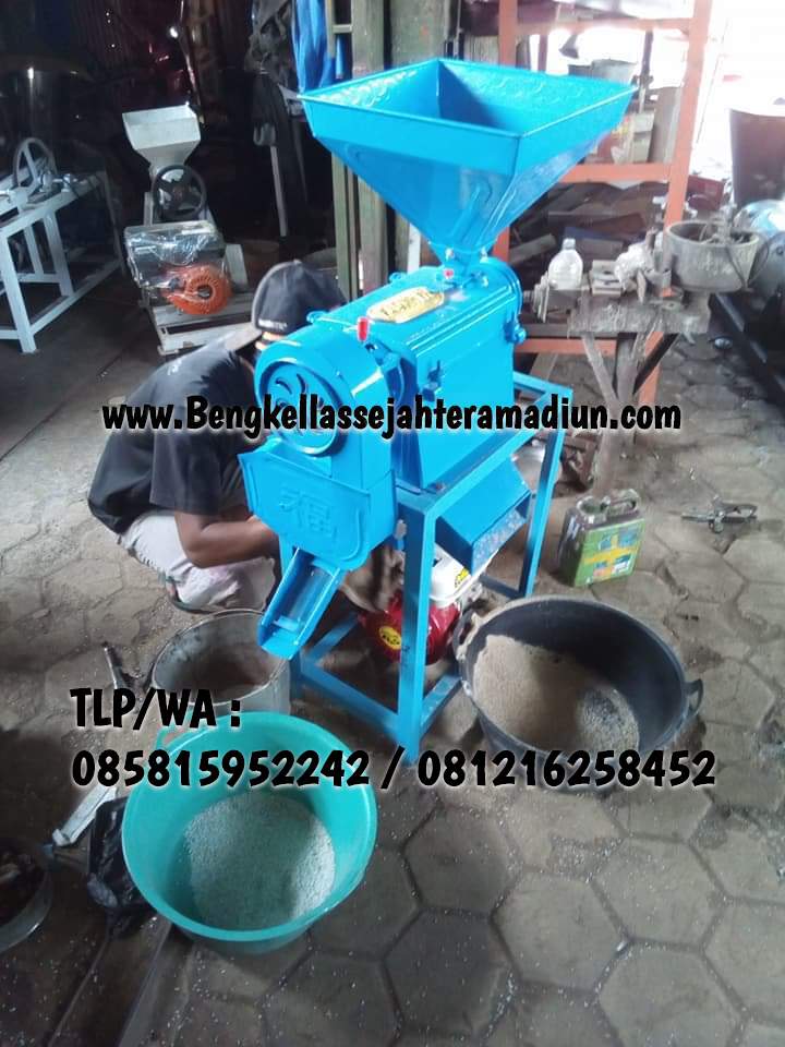 Mesin Selep Padi Type KD 350 Merk MAHKOTA | Bengkel Las Sejahtera Madiun